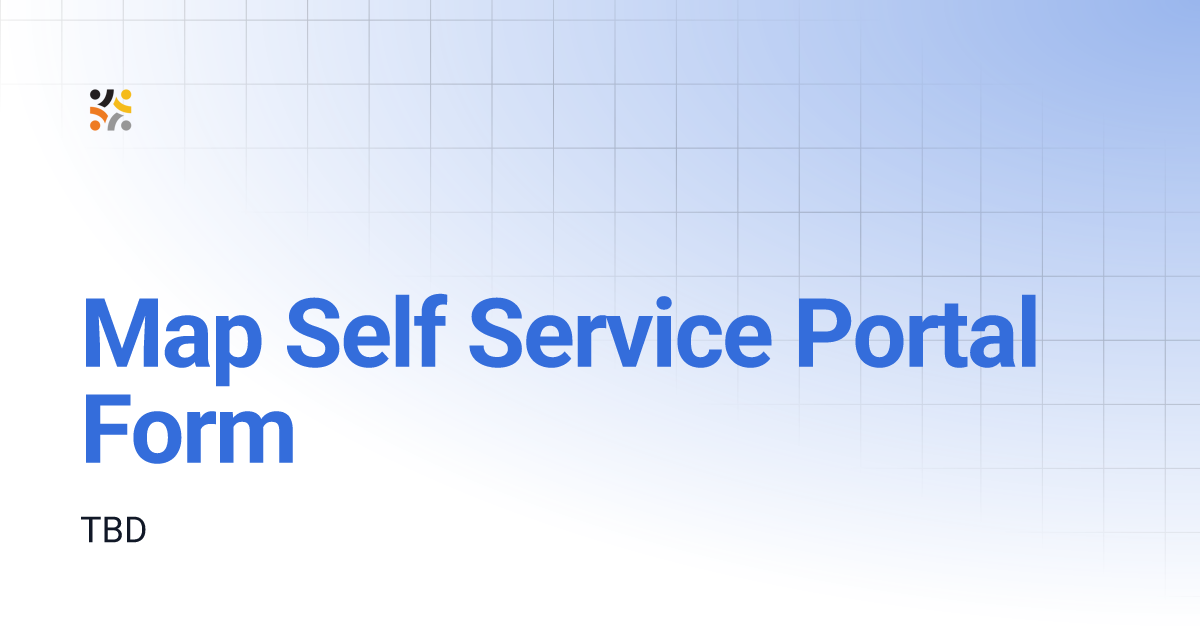 Map Self Service Portal Form | OpenG2P Docs
