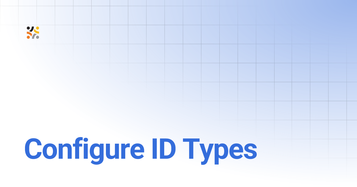 Configure ID Types | OpenG2P Docs