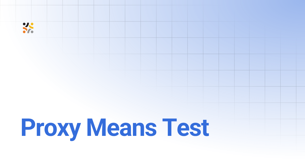 Proxy Means Test | 1.1 | OpenG2P Docs