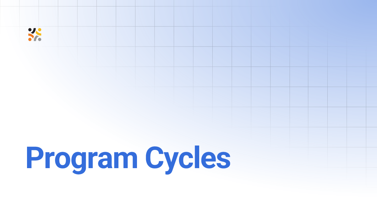 Program Cycles | OpenG2P Docs