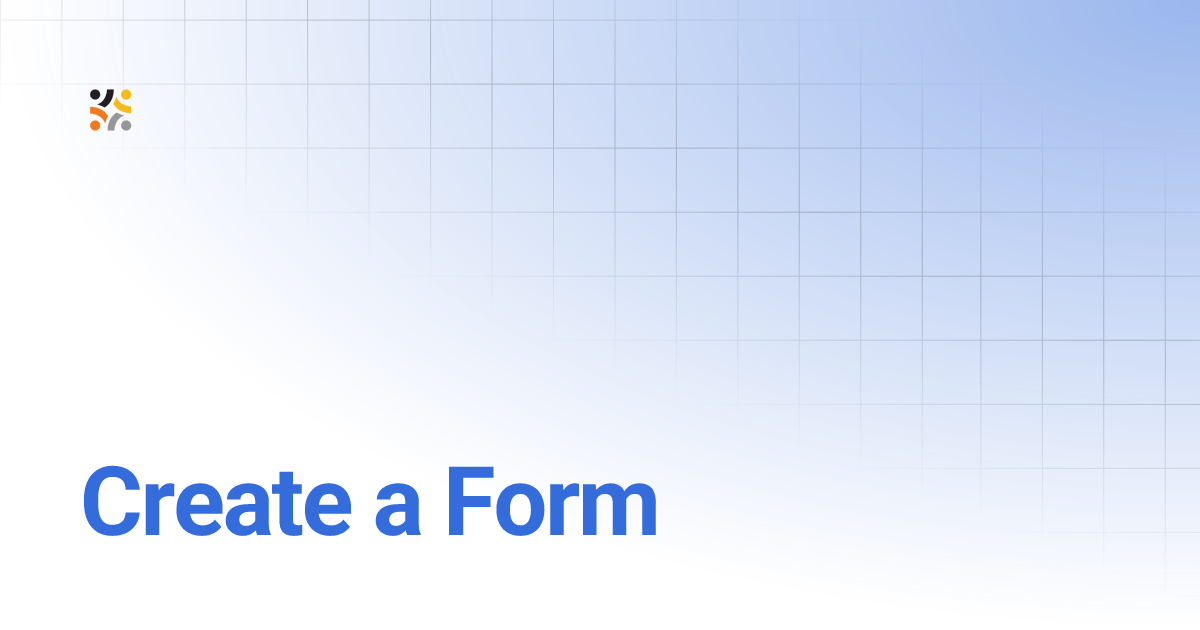 Create a Form | OpenG2P Docs