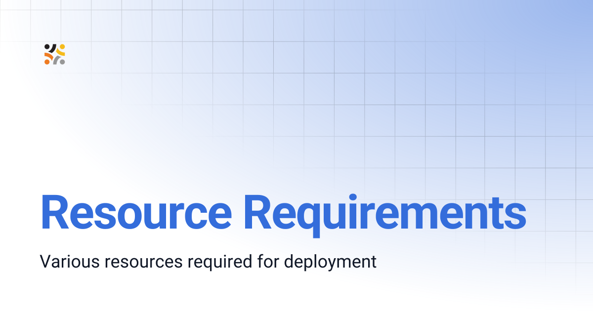 Resource Requirements | 1.3 | OpenG2P Docs