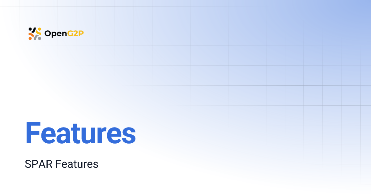 Features | OpenG2P Docs